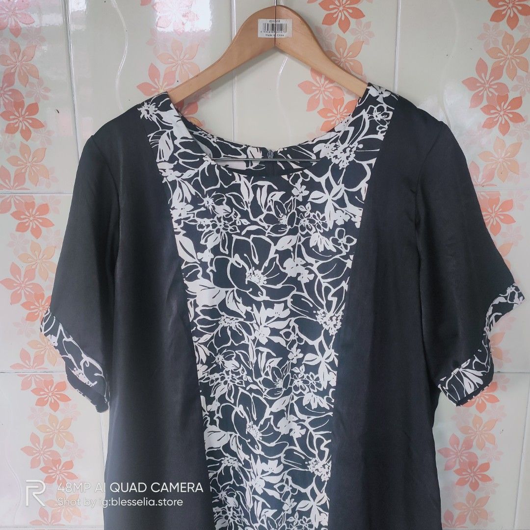 LD128 TAILOR Dress Batik Custom Dress Batik Jumbo Batik Jumbo batok Big ...