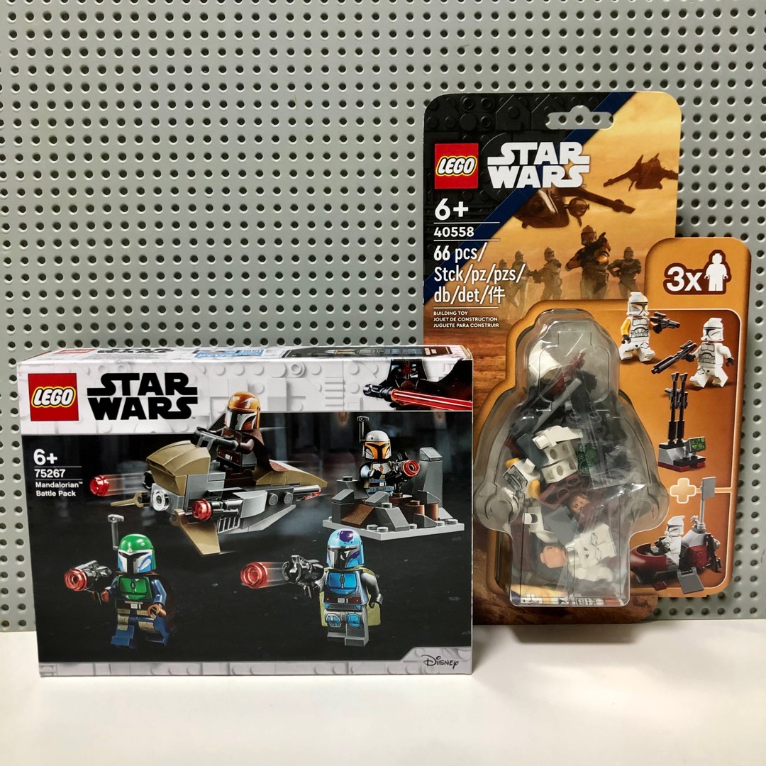 LEGO Star Wars 40558 Clone Trooper Command Station + 75267 Mandalorian ...