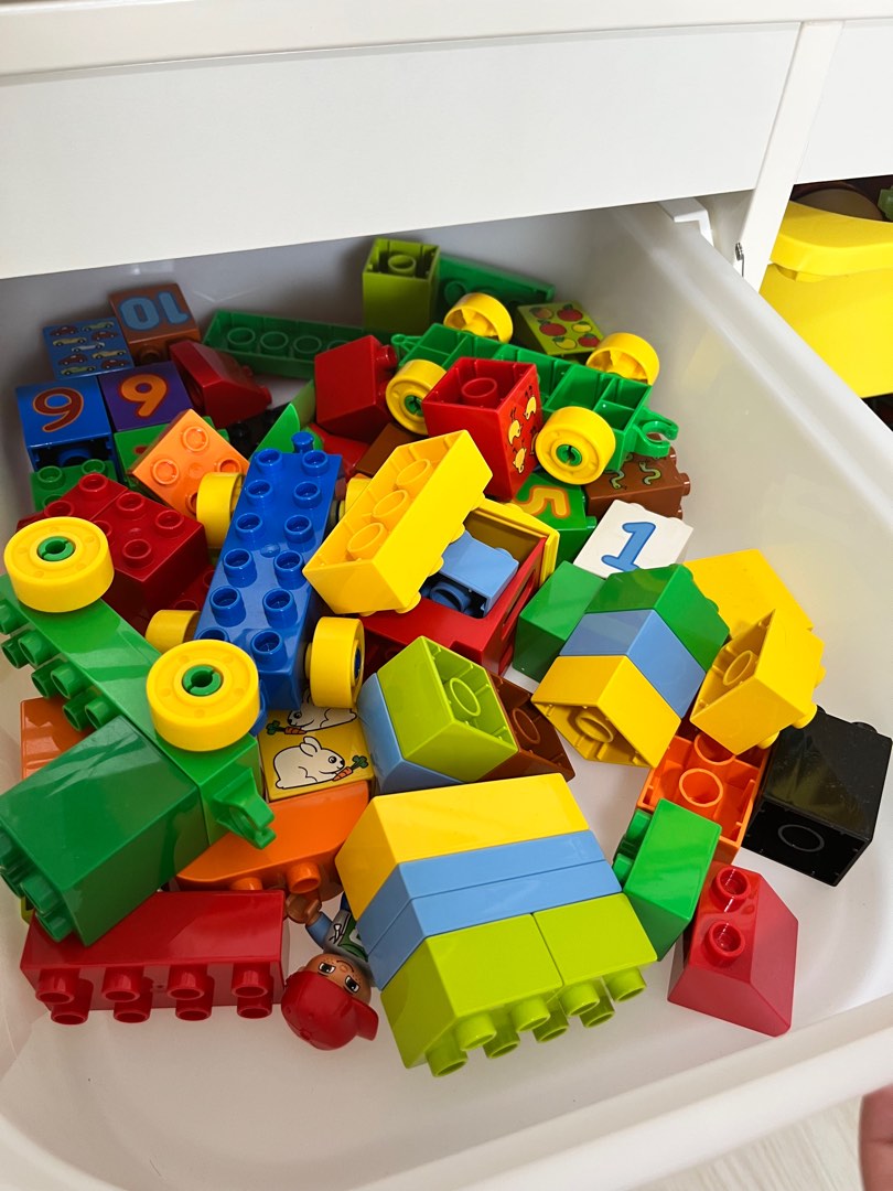 Legos train, alphabet magnets, magnet tower, building parts…, Hobbies ...