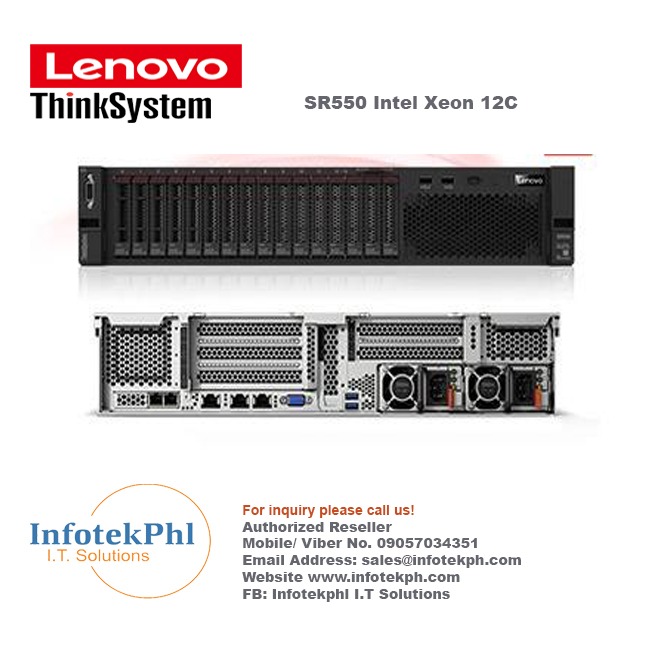 Lenovo ThinkSystem SR550 Gen2 -Intel Silver 4214 12C 85W 2.2GHz ...