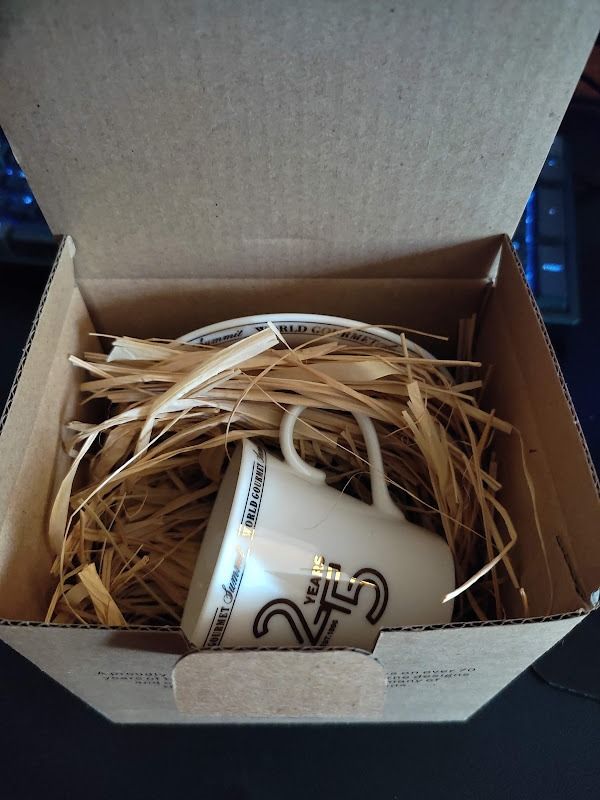 Luzerne Espressor Cup + Saucer (25th Year World Gourmet Summit) x 2 ...