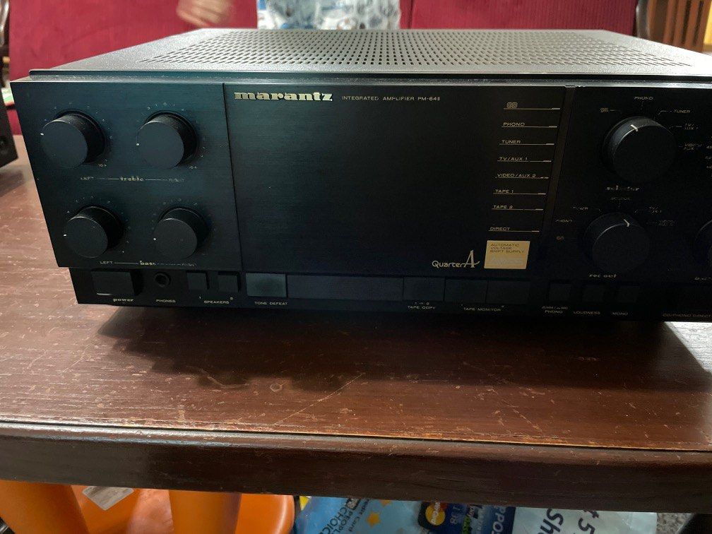 Marantz amplifier, Audio, Soundbars, Speakers & Amplifiers on Carousell