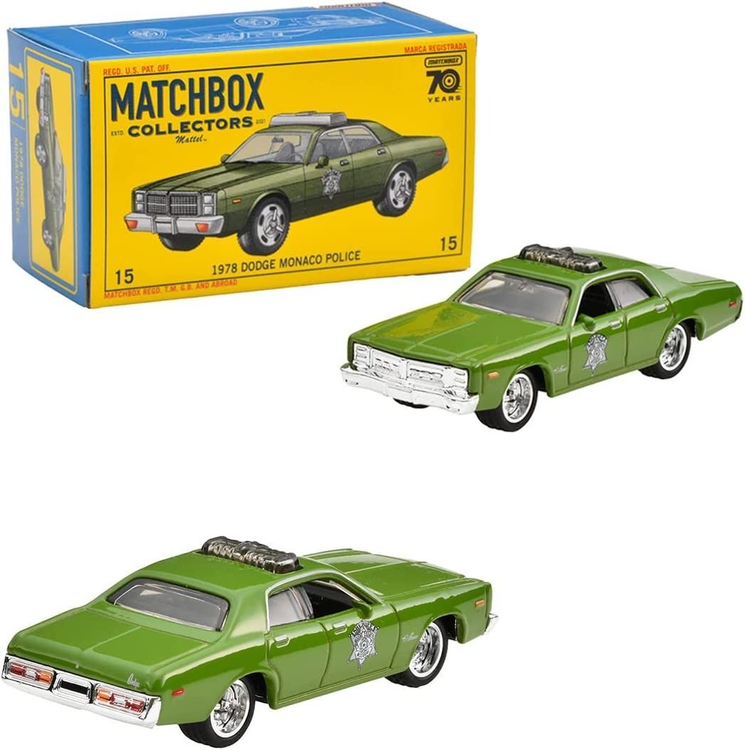 MATCHBOX 70TH 1978 DODGE MONACO POLICE/ DATSUN 510 RALLY/ DODGE MONACO ...