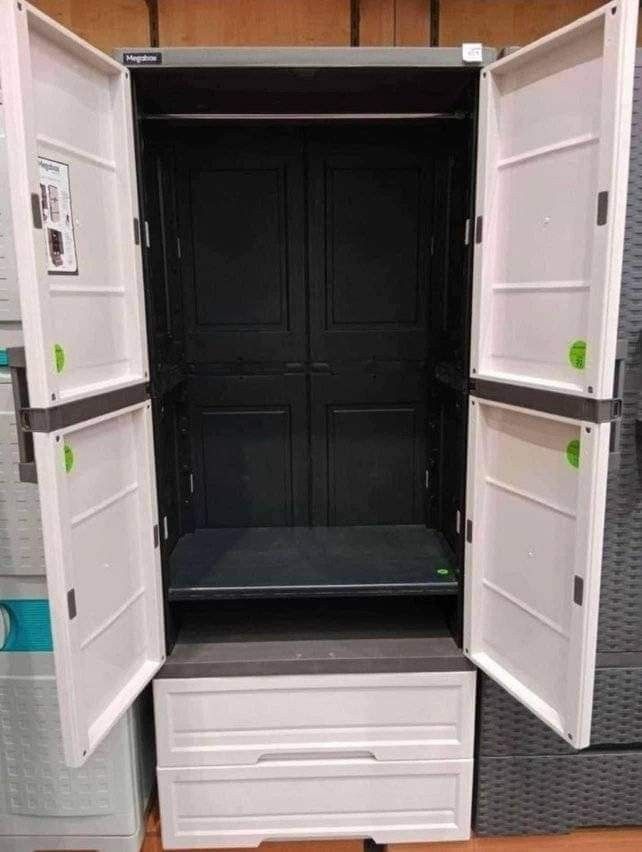 MEGABOX BOHO SERIES WARDROBE CABINET with 2 DRAWERS, Furniture & Home ...