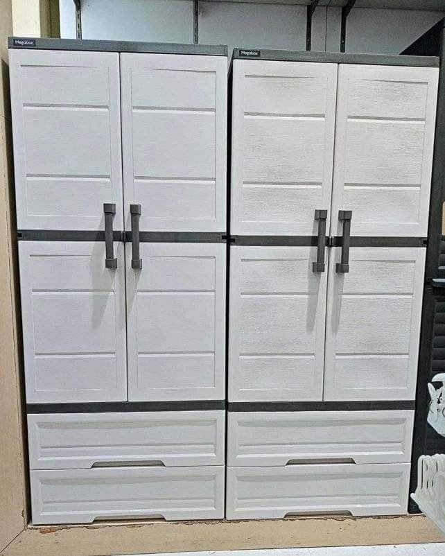 MEGABOX BOHO SERIES WARDROBE CABINET with 2 DRAWERS, Furniture & Home ...