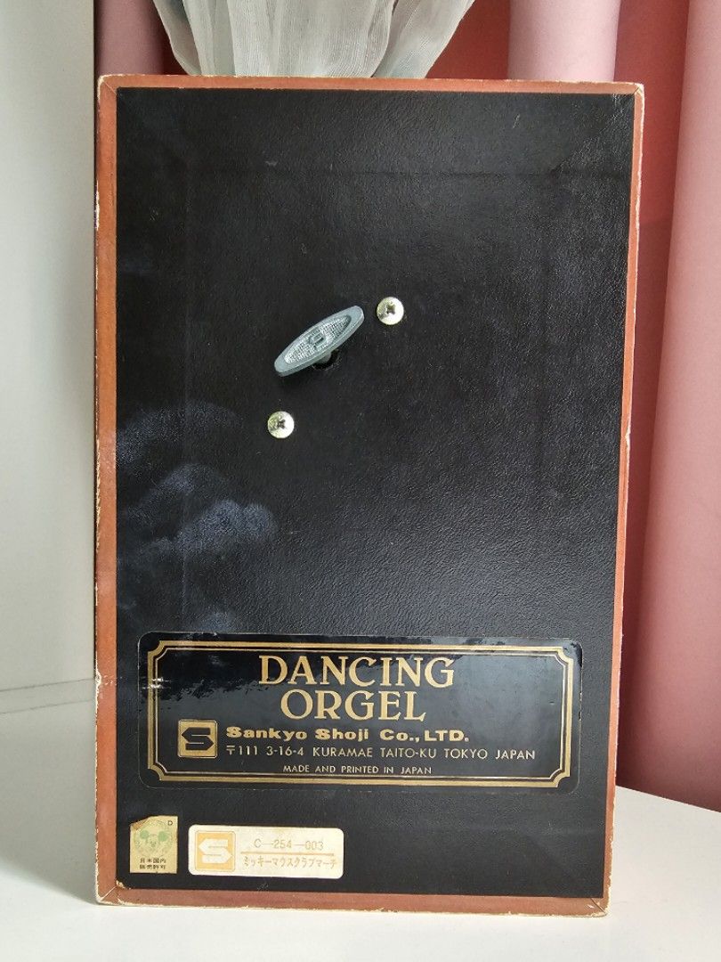 Vintage Mickey & Minnie Music Jewel Box Dancing Orgel, Hobbies & Toys ...