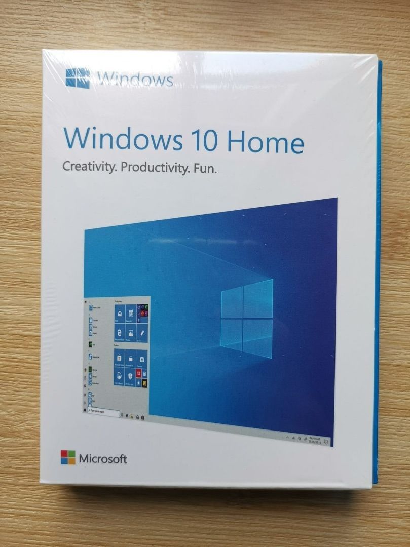Microsoft Widows 10 Home Lifetime Retail USB Version Physical Pack ...