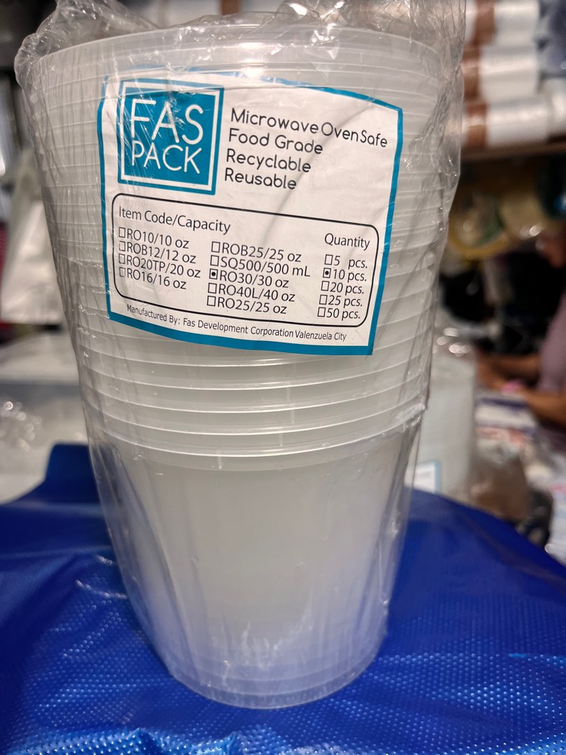 Microwavable Container 30oz - FASPACK, Furniture & Home Living ...