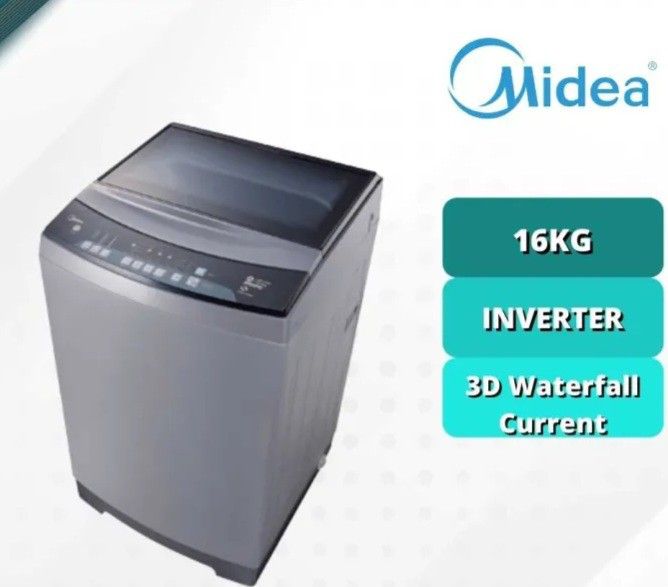 (Very Good condition) Midea 16kg washing machine, TV & Home Appliances, Washing Machines and ...