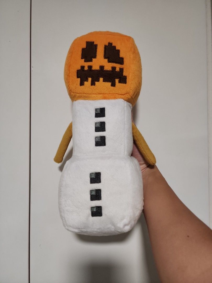MINECRAFT SNOW GOLEM PLUSHIE FOR KIDS, Hobbies & Toys, Toys & Games on ...