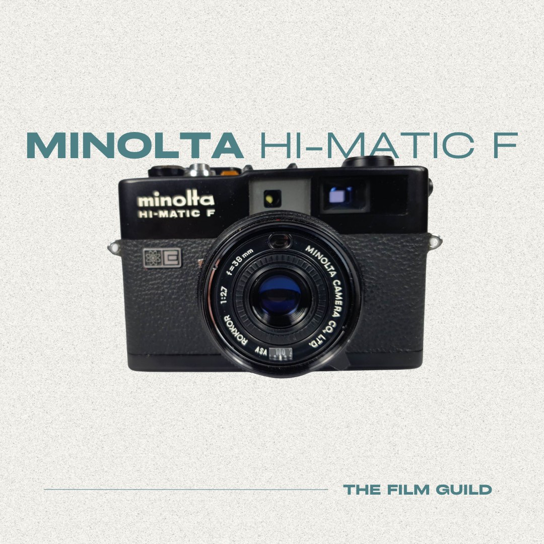 Minolta Hi-Matic F, Photography, Cameras on Carousell