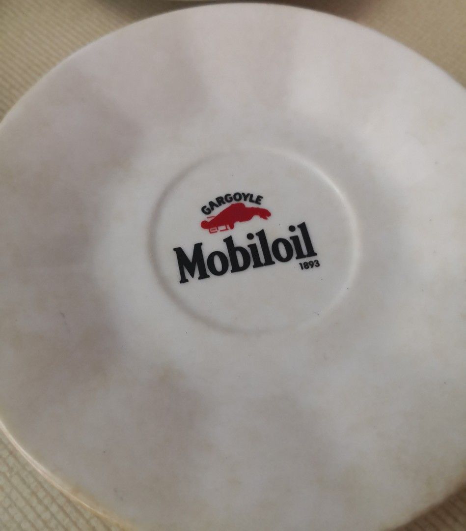 Mobil celebrates 100 years in Singapore cup saucer, Hobbies & Toys ...