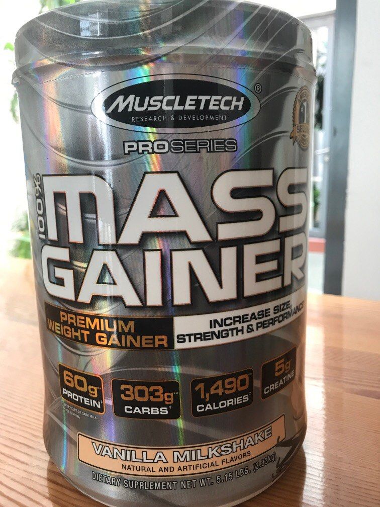 MuscleTech vanilla milkshake, Health & Nutrition, Health Supplements ...