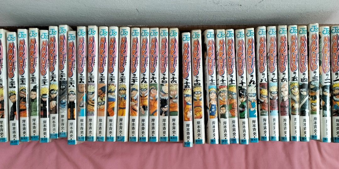 Naruto Manga Tankobon 1-35 (w/o26) Original Japanese, Hobbies & Toys ...