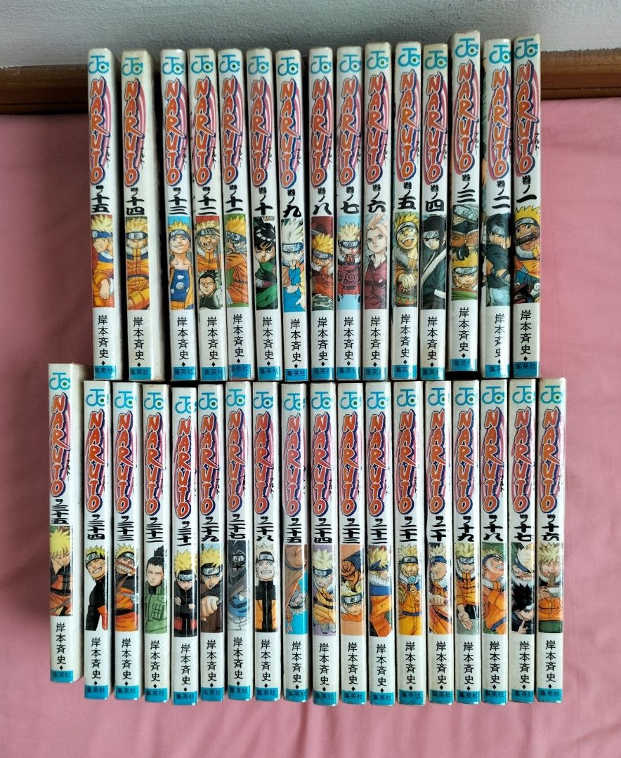 Naruto Manga Tankobon 1-35 (w/o26) Original Japanese, Hobbies & Toys ...