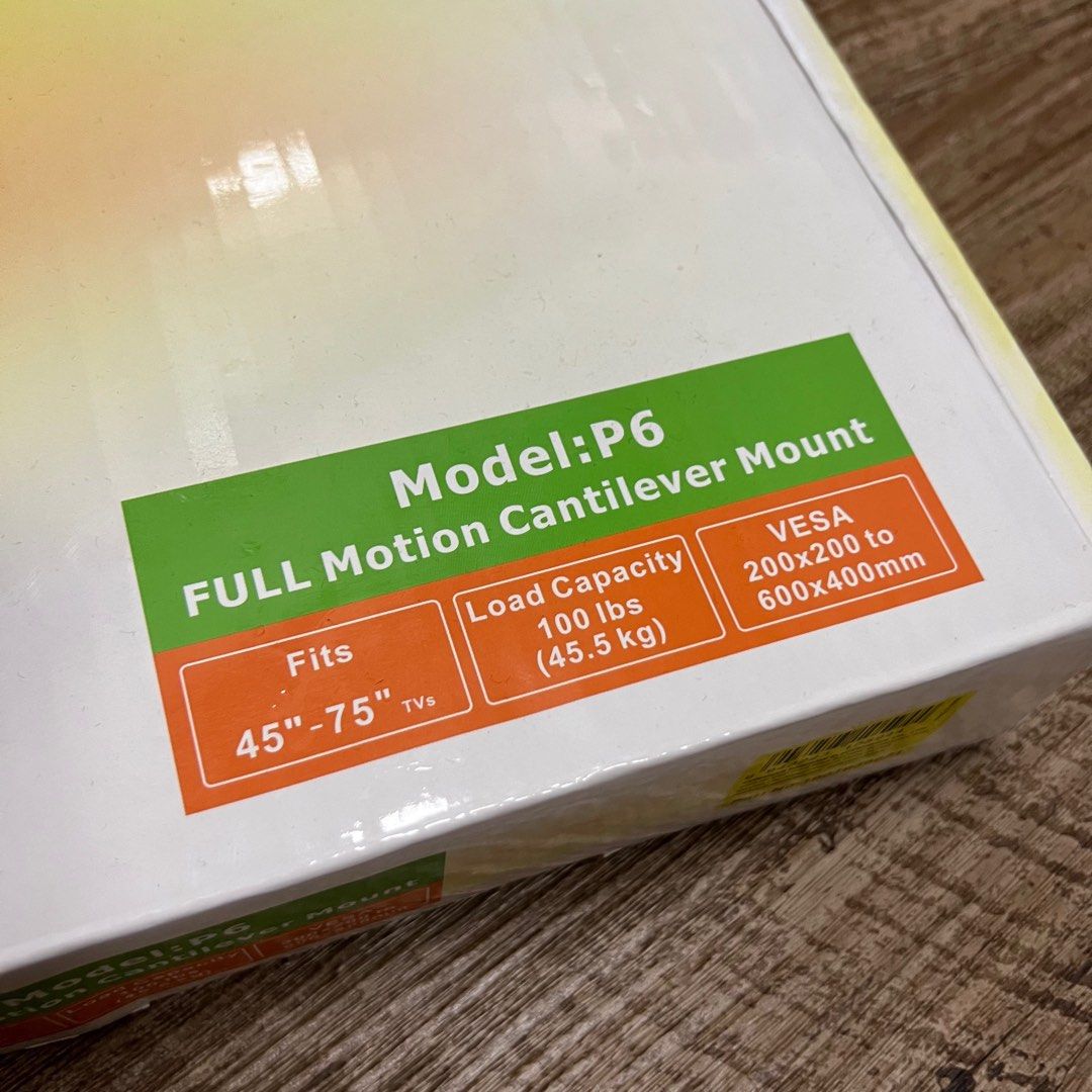 NB North Bayou P6 Full Motion Cantilever Mount, TV & Home Appliances ...