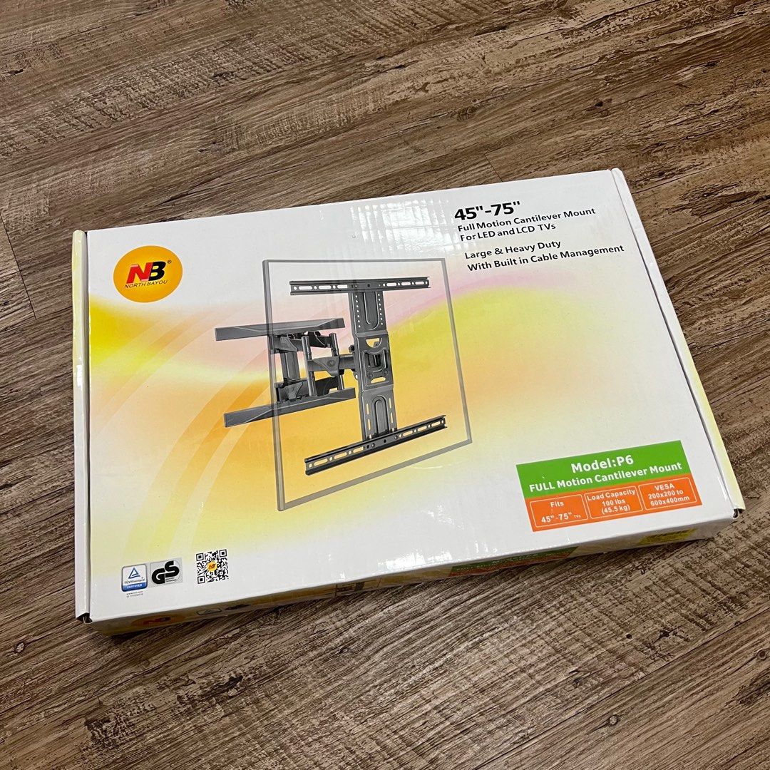 NB North Bayou P6 Full Motion Cantilever Mount, TV & Home Appliances ...