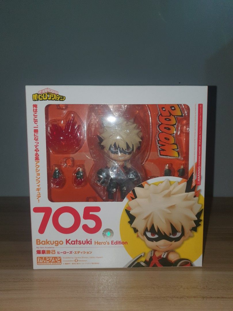 Nendoroid 705 & 686 [SET] (Bakugo Katsuki Hero's Edition and Midoriya ...