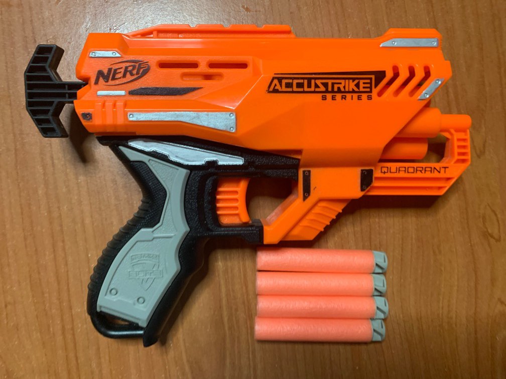 Nerf Accustrike Quadrant, Hobbies & Toys, Toys & Games on Carousell