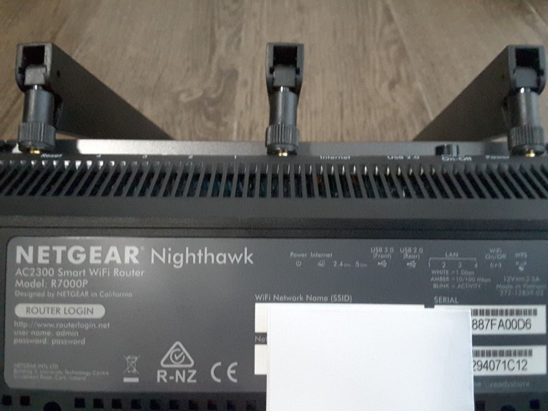 NETGEAR Nighthawk AC2300 - Smart Wifi Router Model: R7000P, Computers ...