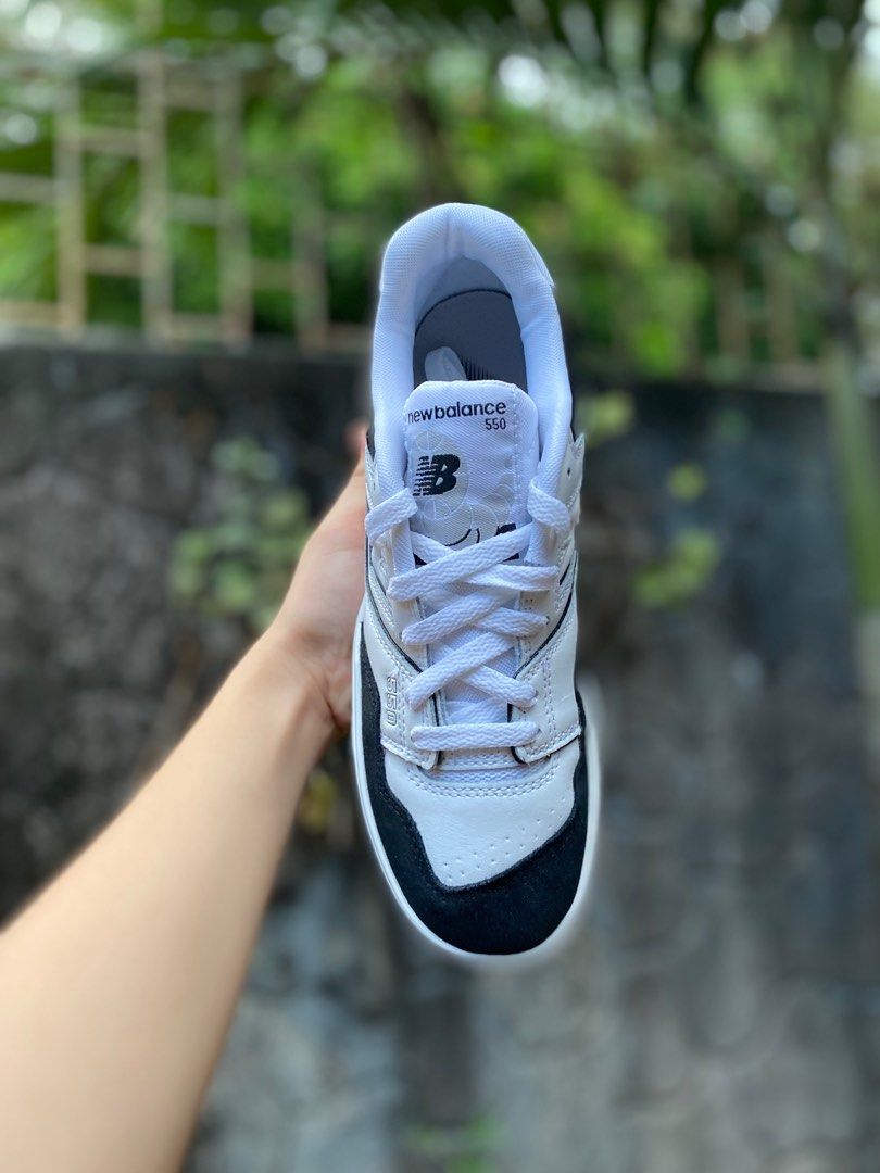 New Balance 550 “Panda” 6Y / 7.5 Womens / 24cm, Women's Fashion ...
