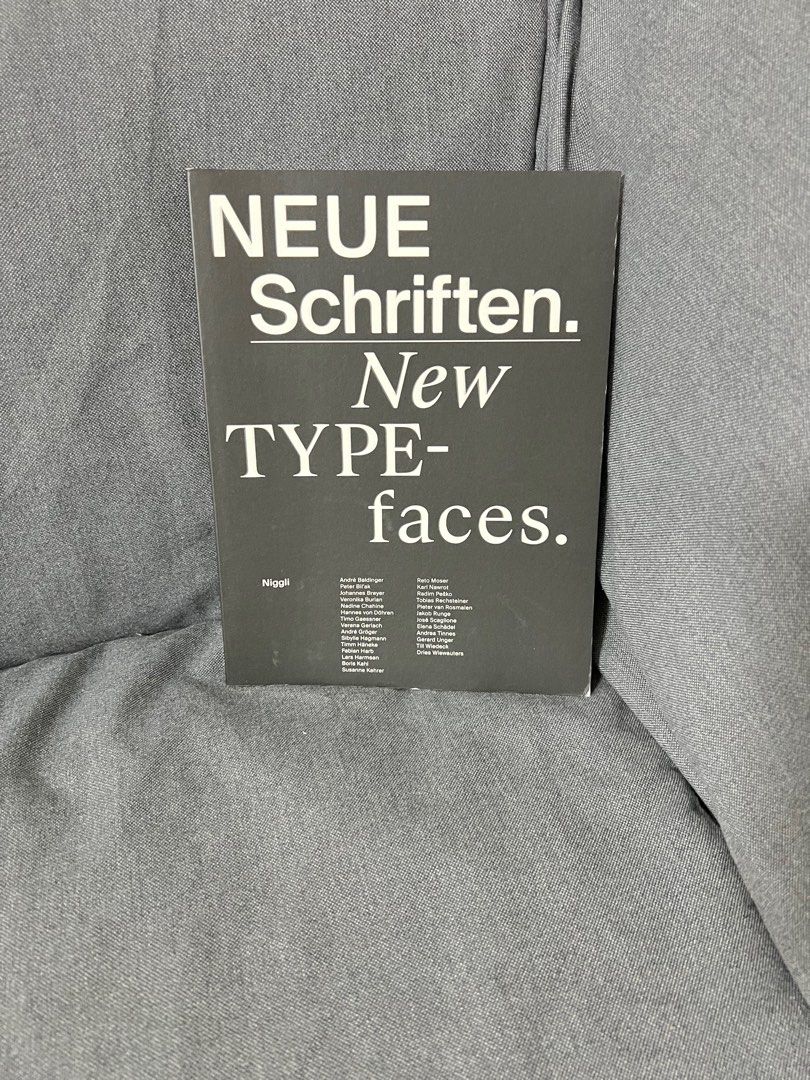 New Typefaces Typography Design Book, Hobbies & Toys, Books & Magazines ...