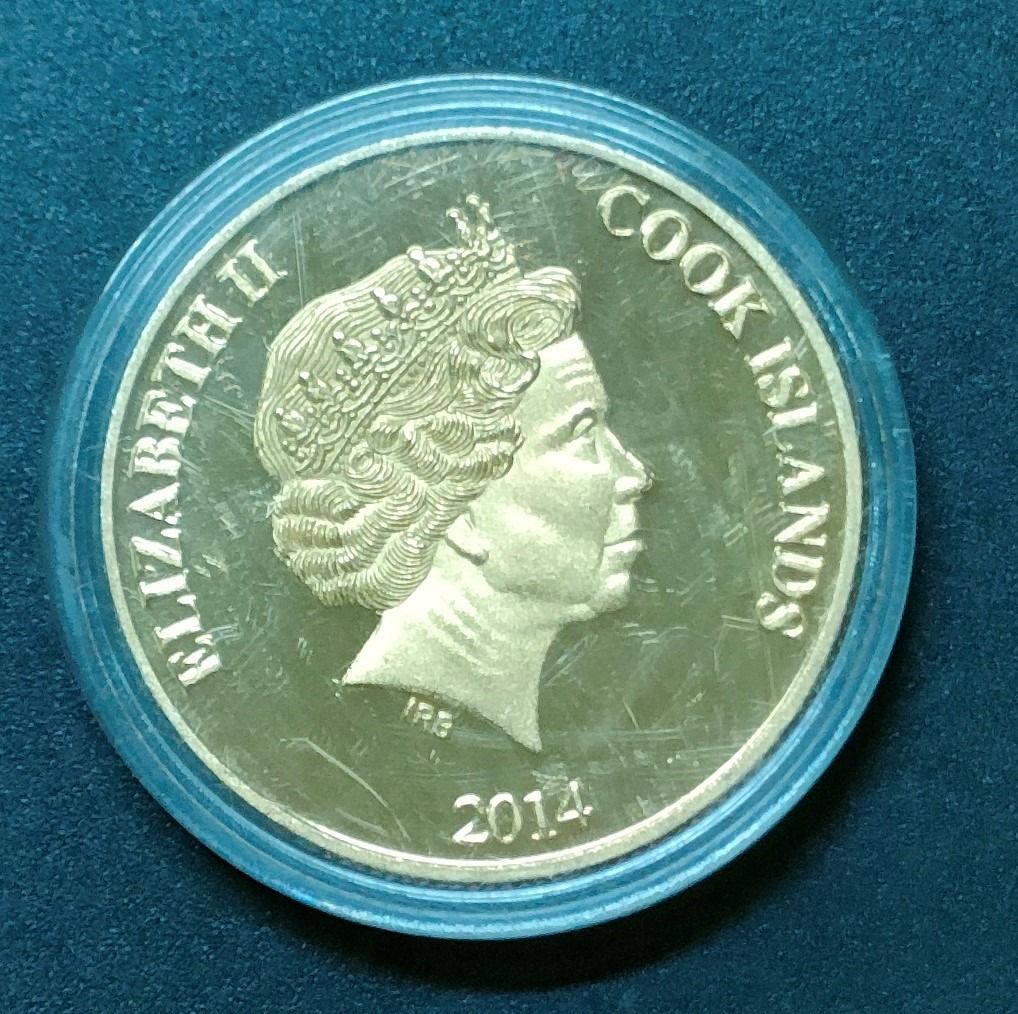 New Zealand QE II Hello Kitty 40th Anniversary Gold Medal 2014, Hobbies ...