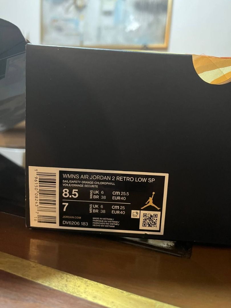 Nike Air Jordans 2s Low collab with Chi Gibbs on Carousell