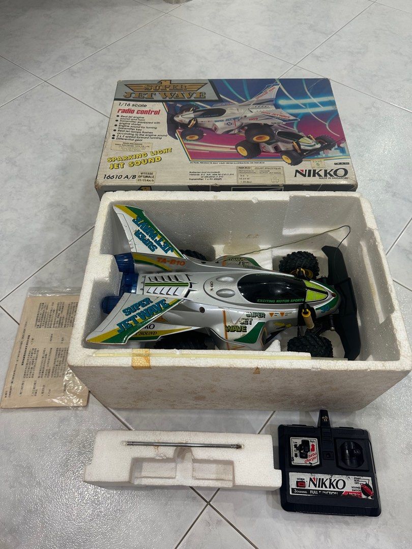Nikko vintage RC car: Super Jet Wave, Hobbies & Toys, Toys & Games on ...