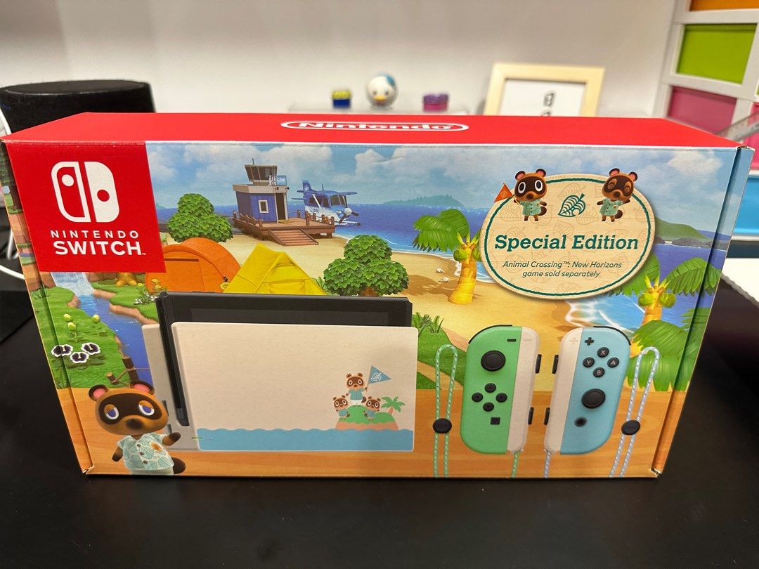 Nintendo Switch Animal Crossing Edition, Video Gaming, Video Game ...