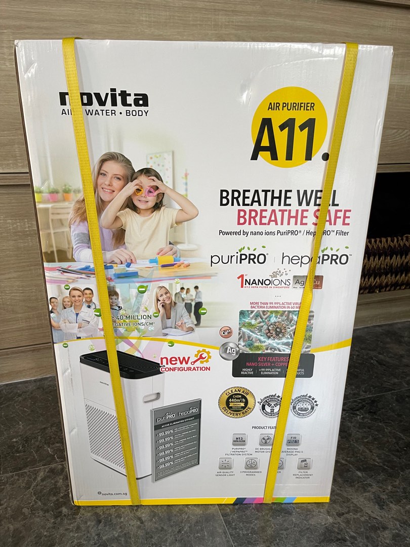 Novita Air Purifier A11 - Brand New, TV & Home Appliances, Air ...