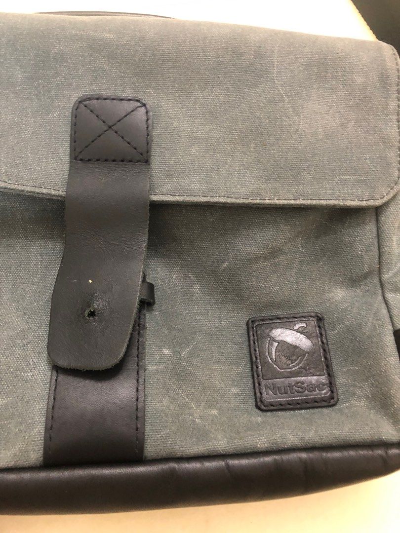 NutSac Satchel 11 (Coal), Men's Fashion, Bags, Sling Bags on Carousell