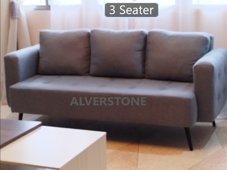 Alverstone Office Sofa, Home Sofa (Black, Gray, Beige, Brown, Red) 3 ...