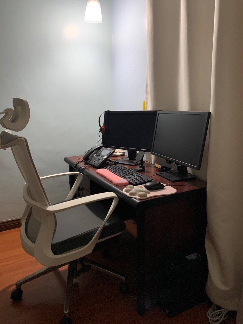 Office table with drawers from BLIMS (USED, slight damage) NEGOTIABLE ...