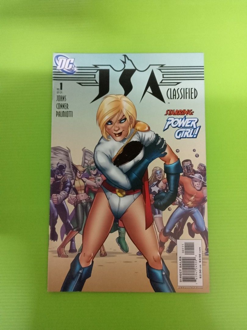 Origin Of Power Girl Jsa Classified 1 Amanda Conner Cover Art