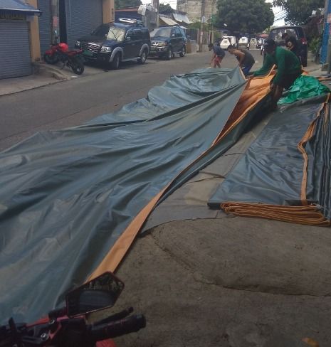 ORIGINAL MARUYAMA PGLEX TRAPAL/LONA/TOLDA/TENT/ ROLL -UP on Carousell