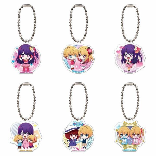 Oshi no Ko Acrylic Gachapon Keychains, Hobbies & Toys, Memorabilia ...