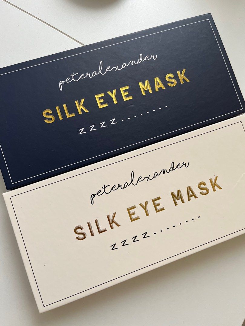 Peter Alexander silk eye masks, Women's Fashion, New Undergarments ...