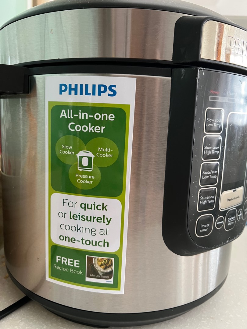 Philips all in one pressure cooker, TV & Home Appliances, Kitchen ...