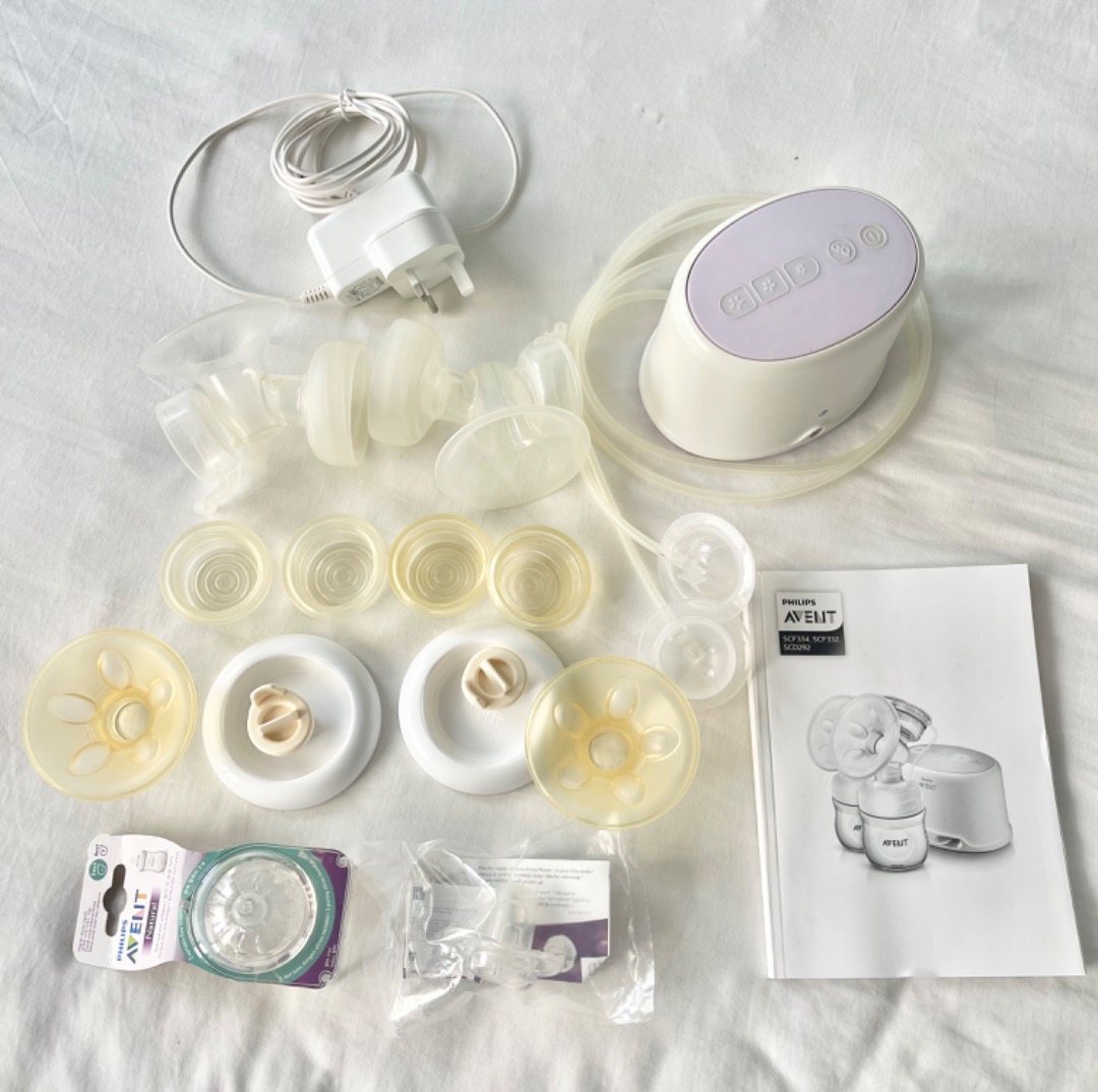 Phillips Avent double electric breast pump, Babies & Kids, Nursing ...