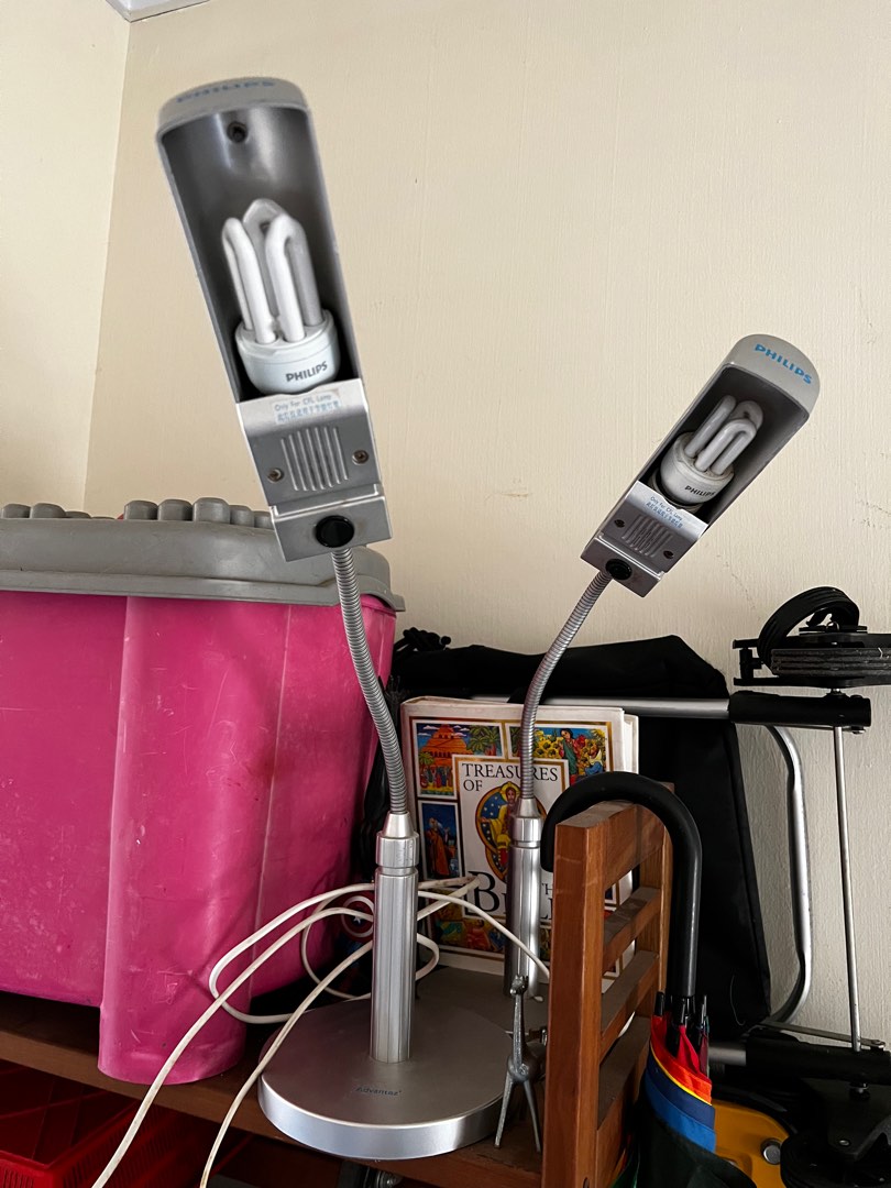 Phillips study lamp light, Furniture & Home Living, Lighting & Fans ...