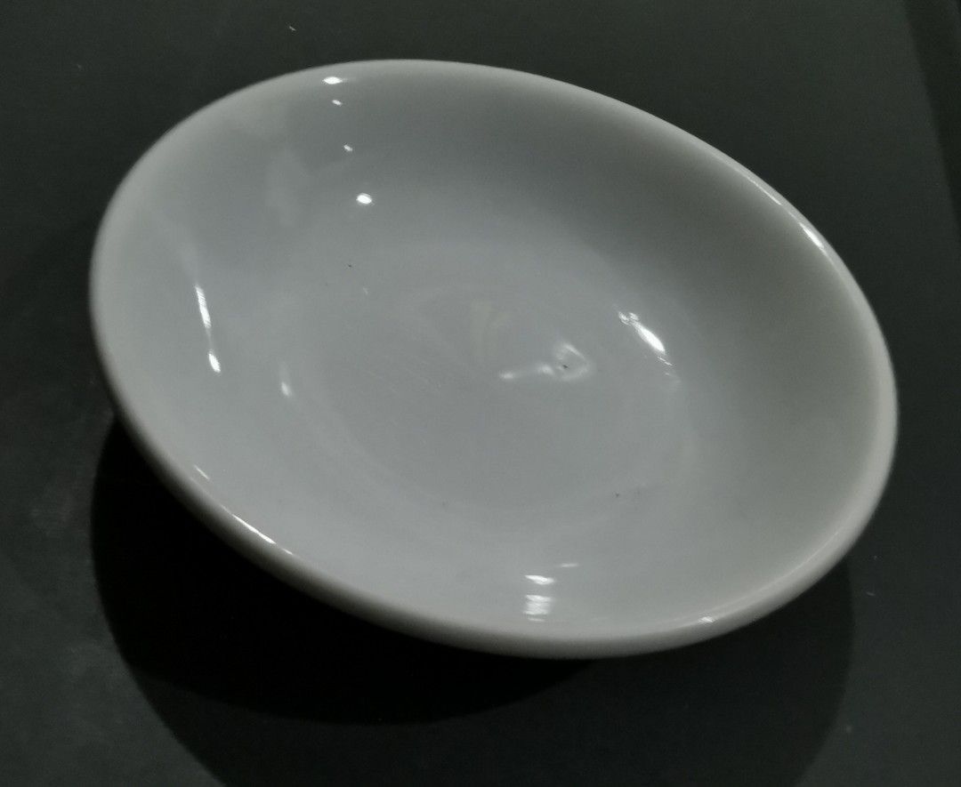 Plain White Soy Dish 4inch on Carousell