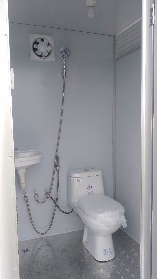 PORTALET PORTABLE TOILET WHITE 1100 X 1100 X 2300MM, Commercial ...