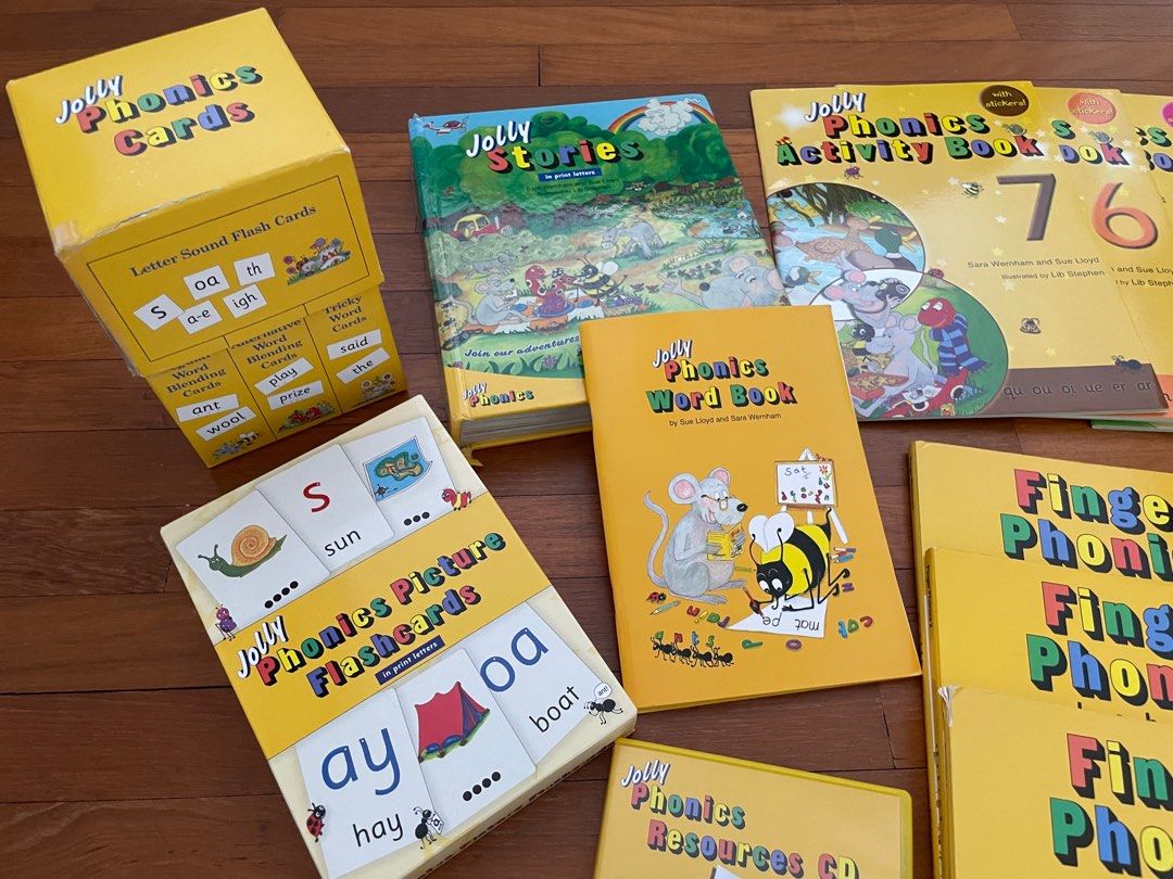 Preloved Jolly Phonics Set, Hobbies & Toys, Books & Magazines, Children ...