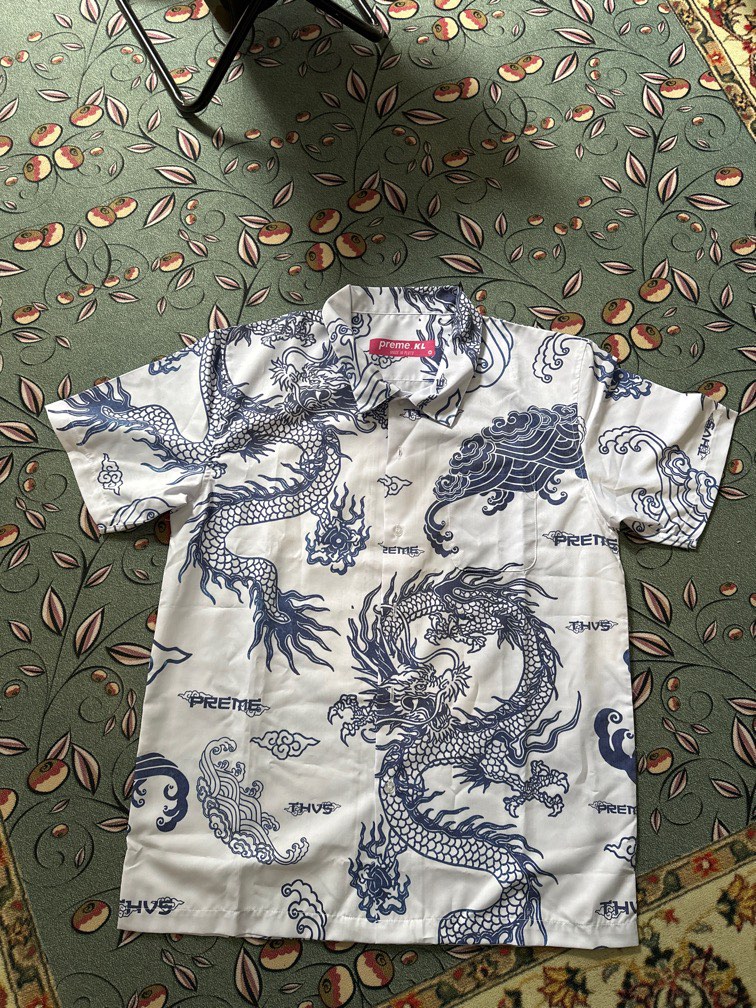 PREME KL x THIEVES DRAGON SHIRT, Men's Fashion, Tops & Sets, Formal ...