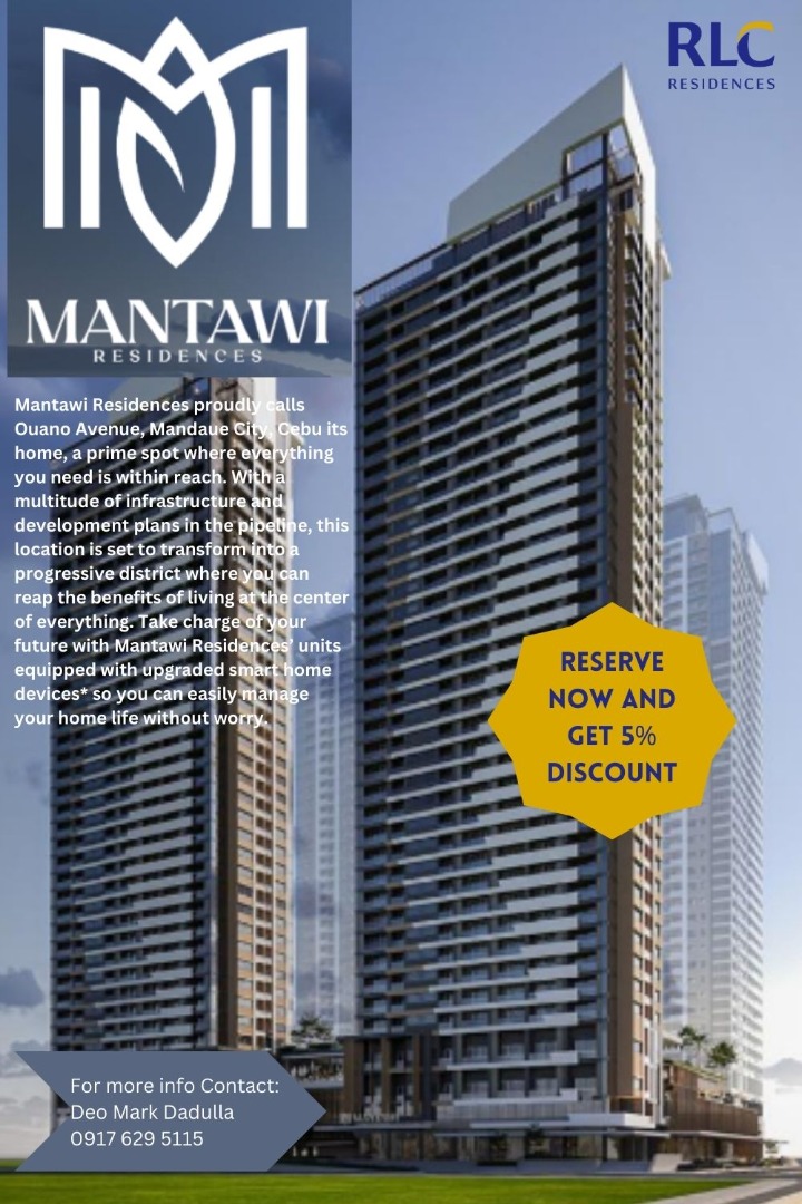 Pre-Selling Condo in Mandaue City, Cebu : Mantawi Residences, Property ...