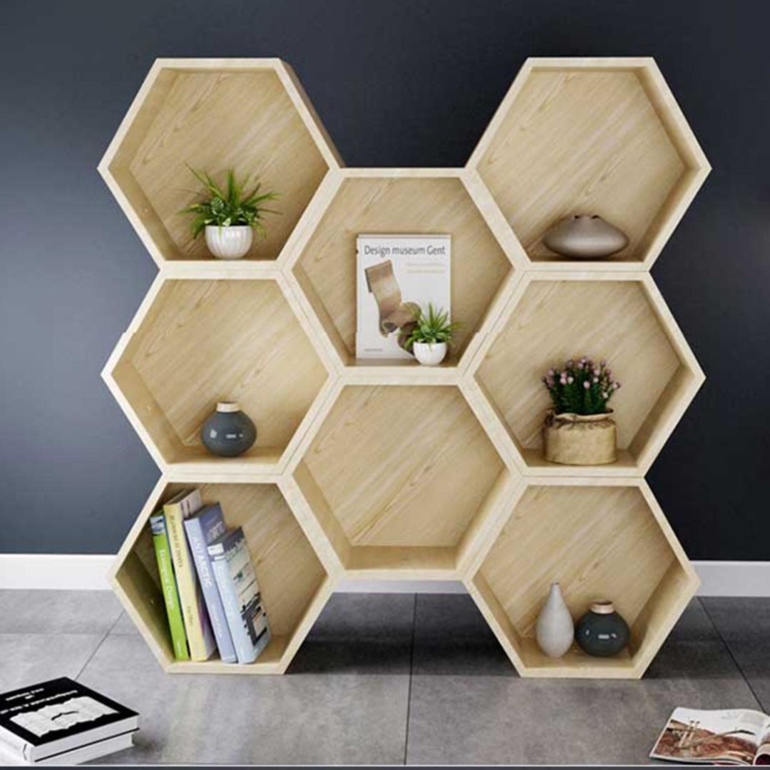 Presenthem Honeycomb Wall Display Shelf - Enhance Your Space with ...