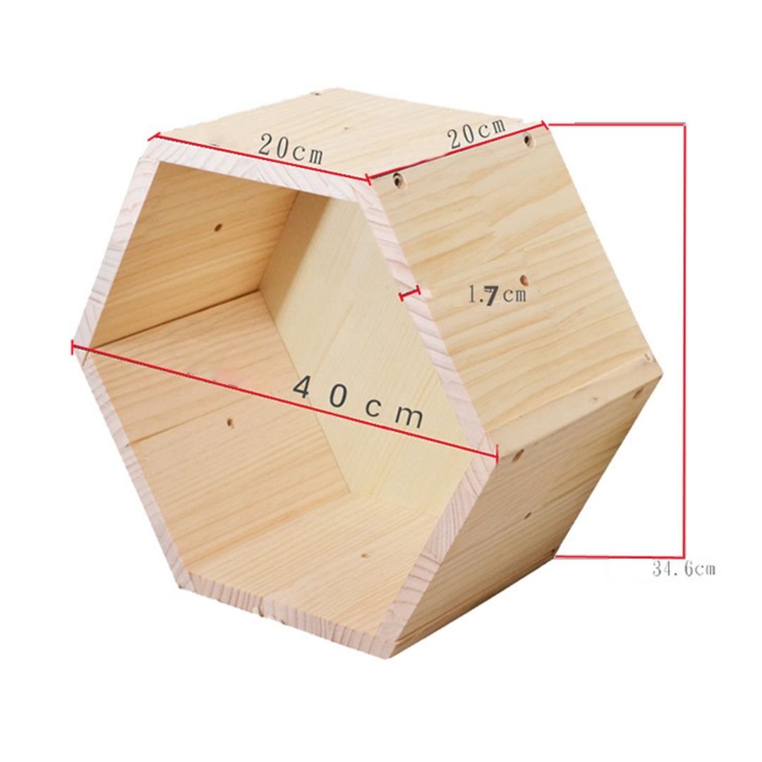 Presenthem Honeycomb Wall Display Shelf - Enhance Your Space with ...