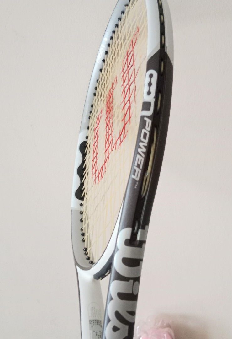 Pristine condition Wilson racket,new strings,balls and tennis racquet ...