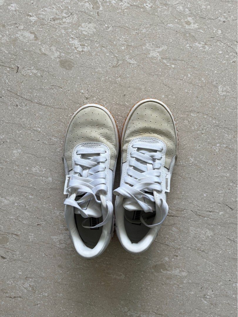 PUMA Cali Exotic Trainers (Beige), Women's Fashion, Footwear, Sneakers ...